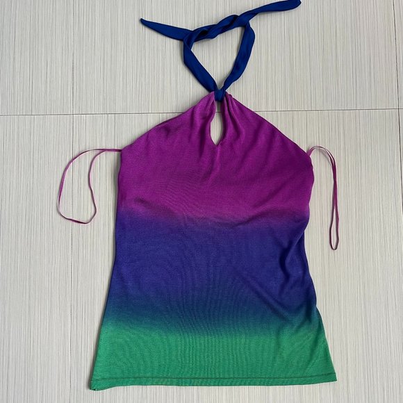 Ralph Lauren | Tops | Ombre Halter | Poshmark